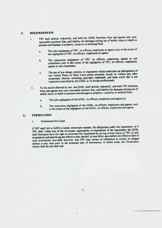 CONTRACT: GOSL - PARKER COMPANY(DON LOCKERBIE) | PDF
