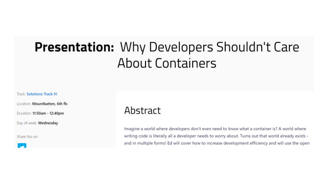 Becoming a Fully Buzzword Compliant Developer | PPT