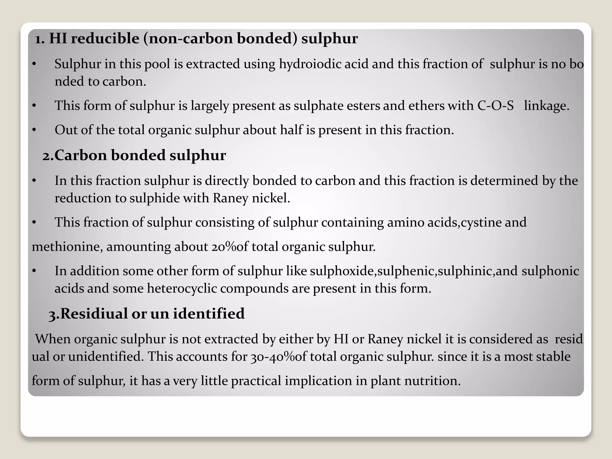 sulfur fertilizer source and forms | PPTX