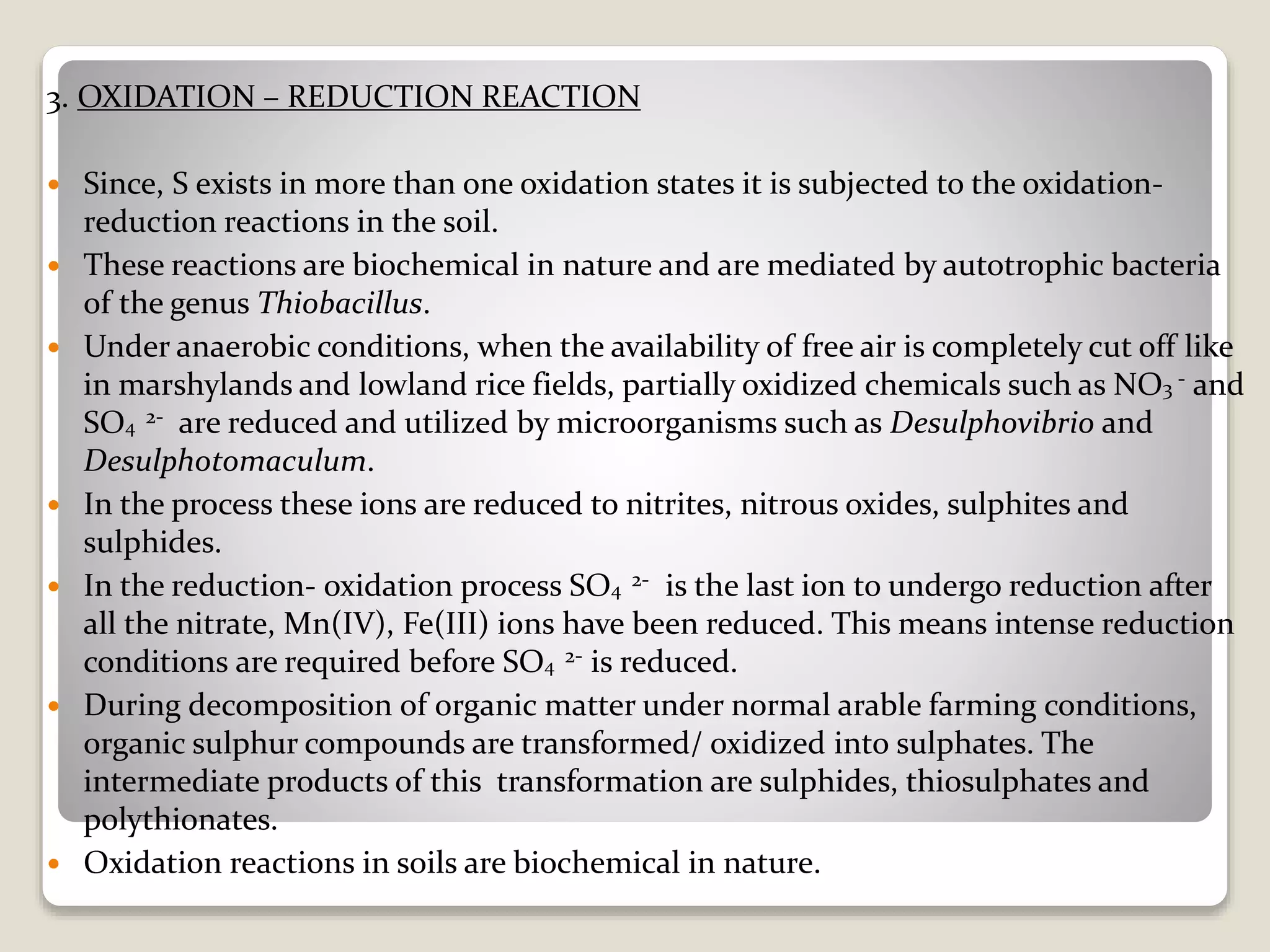 sulfur fertilizer source and forms | PPTX