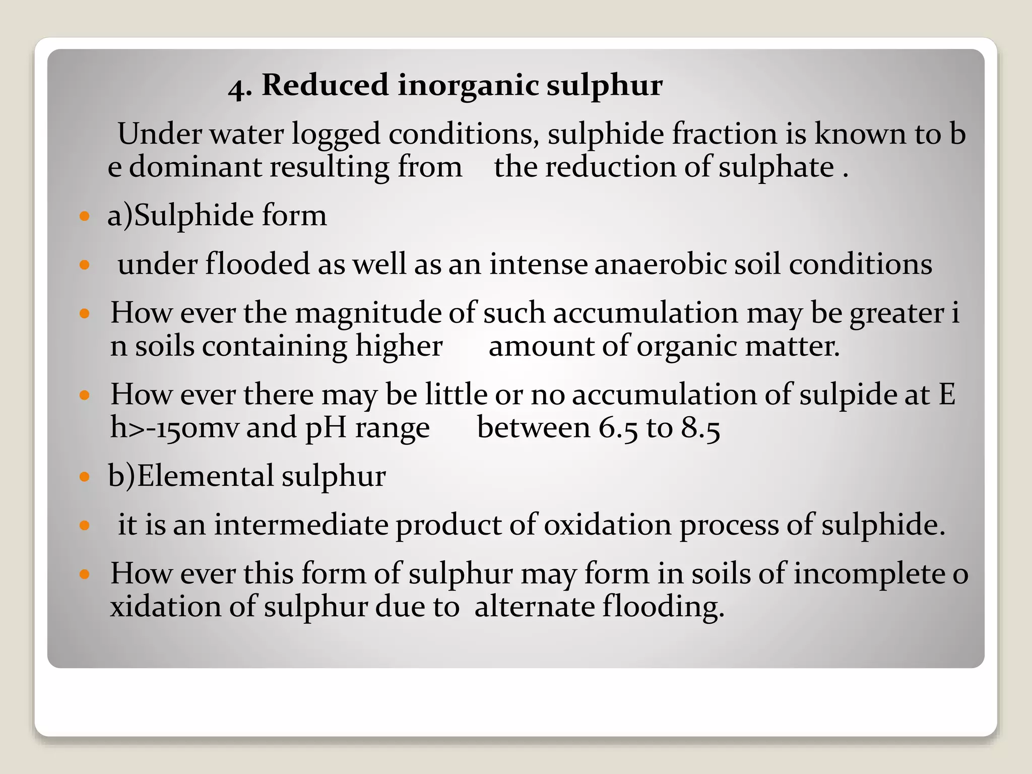 sulfur fertilizer source and forms | PPTX