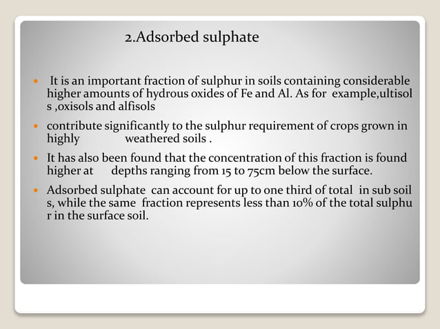 sulfur fertilizer source and forms | PPTX | Gardening | Home & Garden