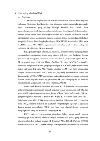 KONSEP DASAR ASESMENT BK | PDF