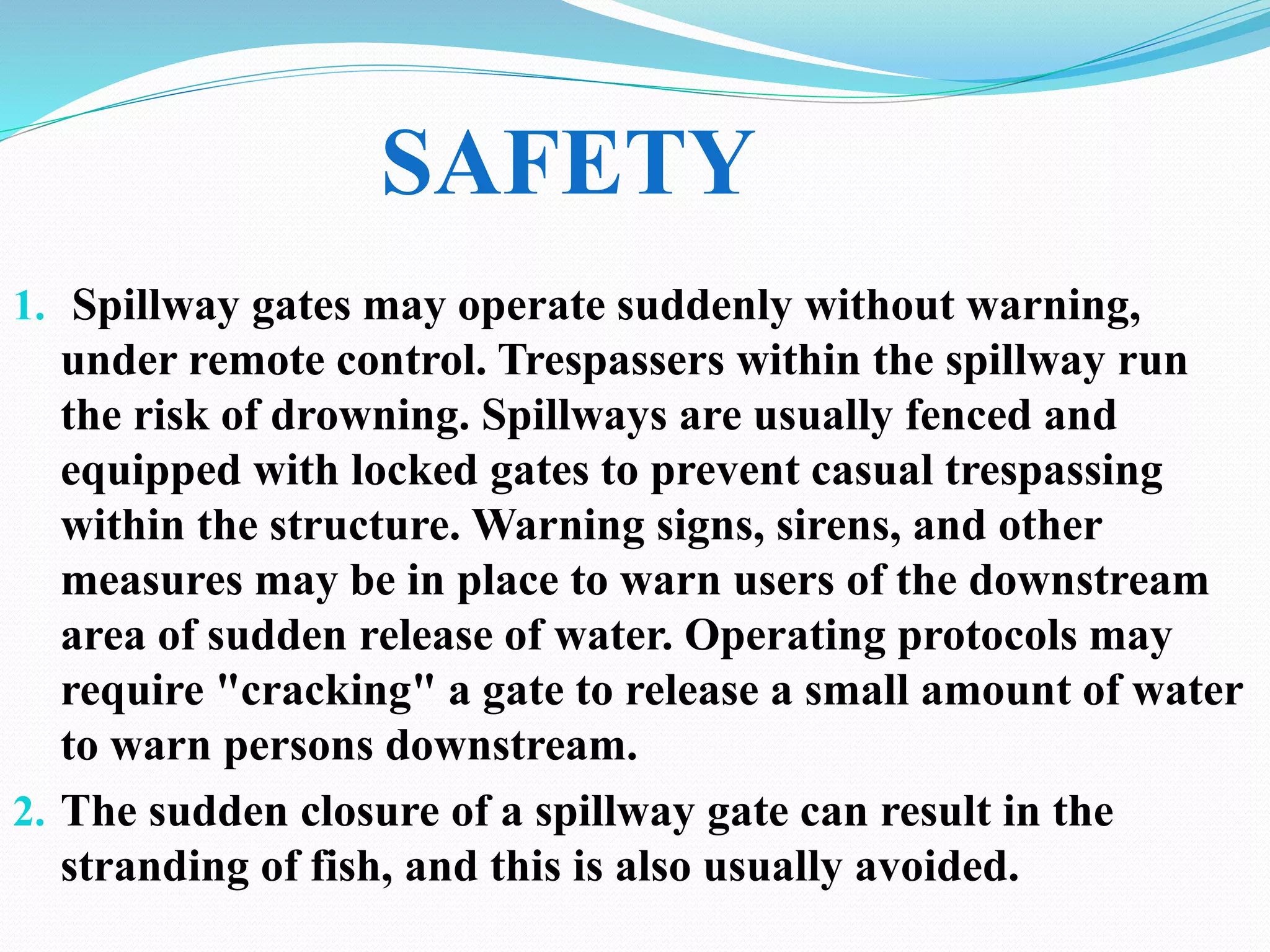 Spillway and its types | PPTX