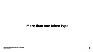 User & Device Identity for Microservices @ Netflix Scale | PPT