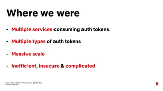 User & Device Identity for Microservices @ Netflix Scale | PPT