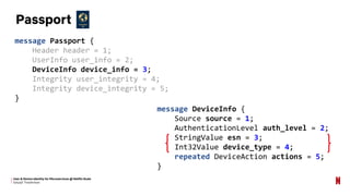 User & Device Identity for Microservices @ Netflix Scale | PPT