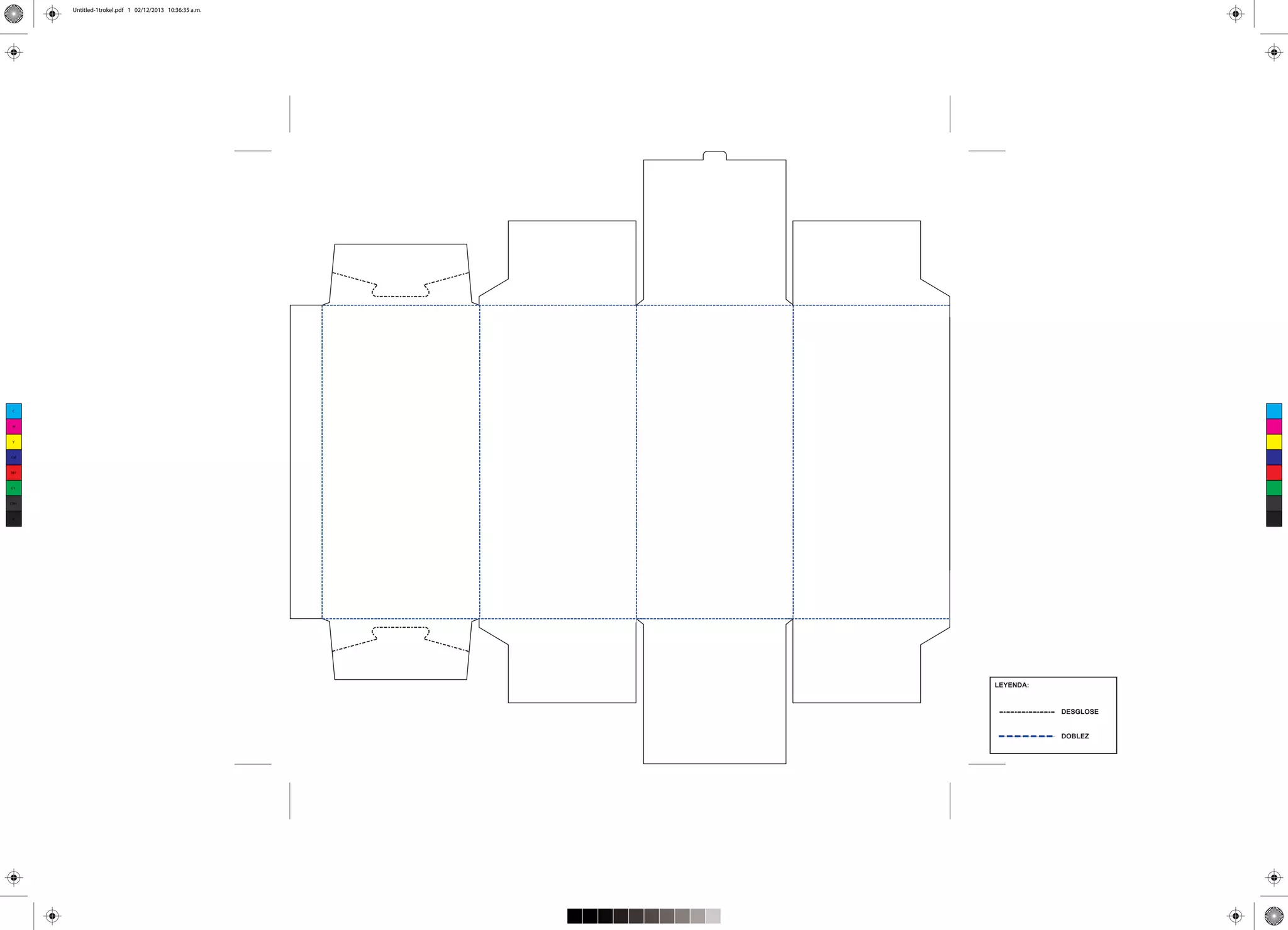 practica 10:troquel - lineas de corte y doblez | PPT