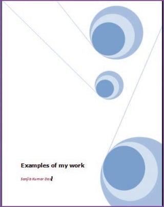 Examples of My Work | PDF