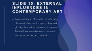 tracing external and internal influences in art and craft design | PPTX