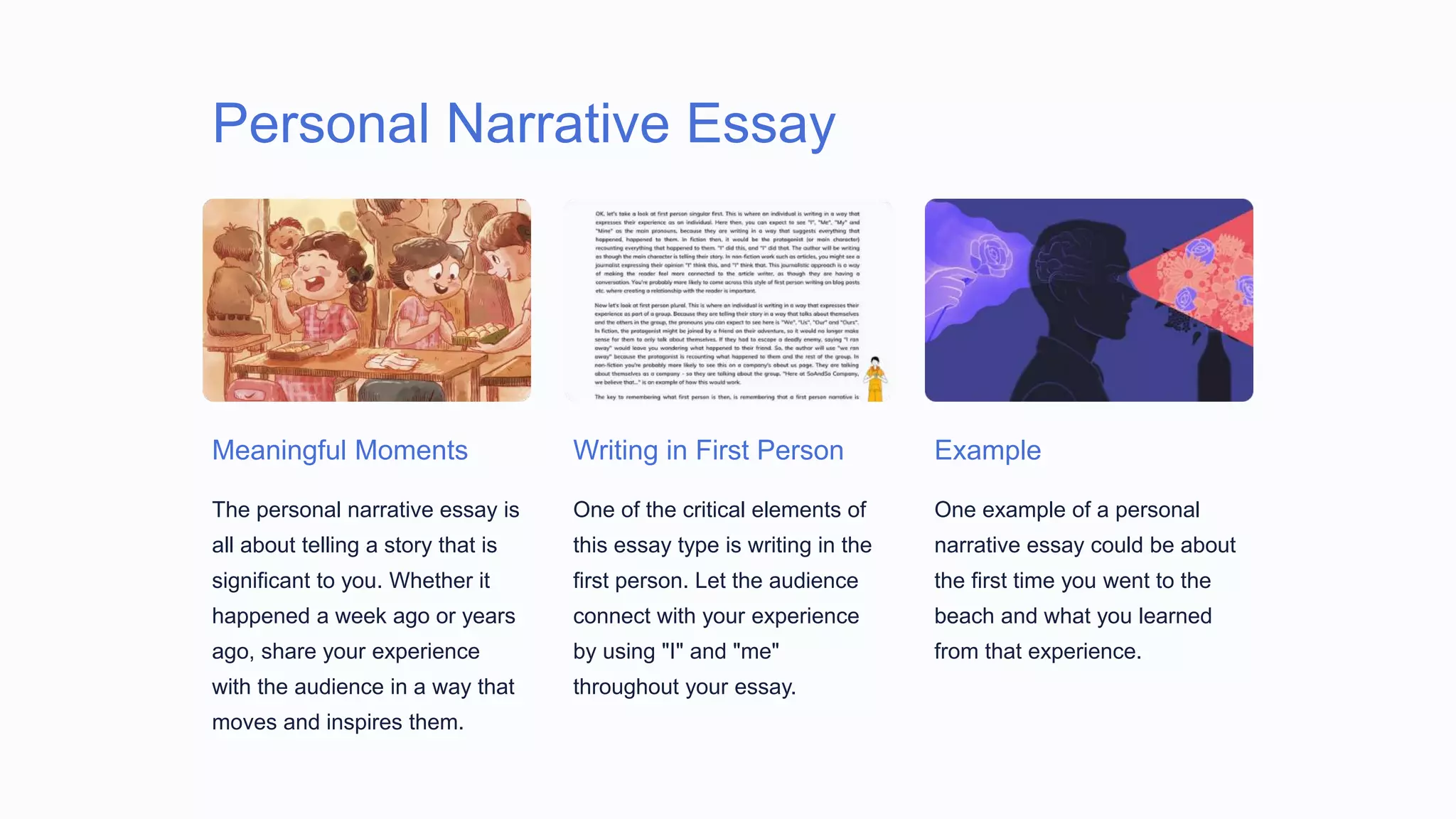 5 Popular Narrative Essay Types | PPTX