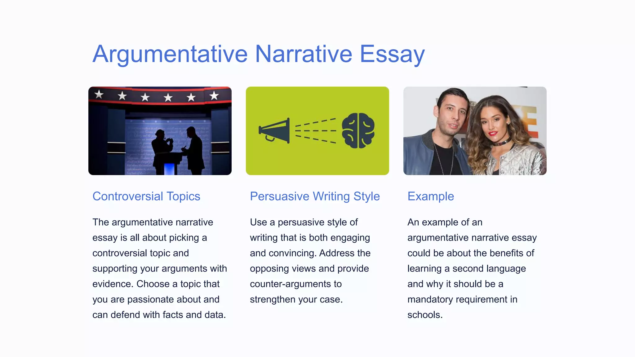 5 Popular Narrative Essay Types | PPTX