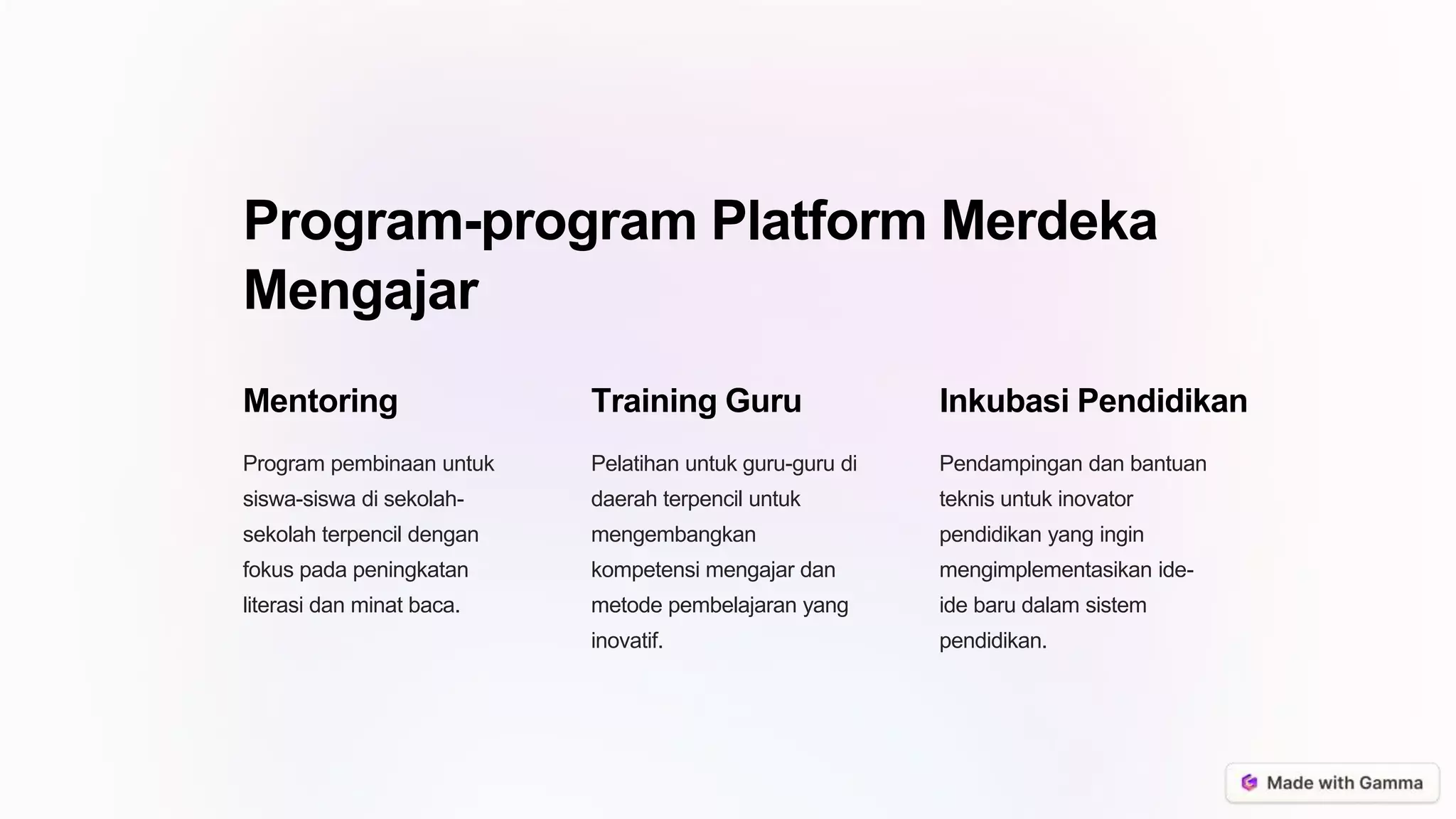 Platform merdeka mengajar | PPT