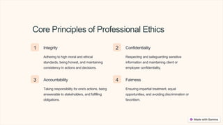 Professional Ethics | PPTX