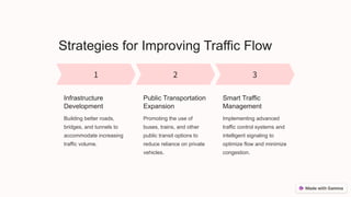 Introduction to Traffic Flow theory modelling | PPTX