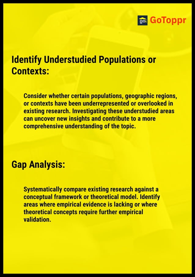 Identifying Research Gaps | PDF
