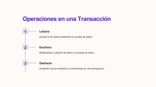 transacciones en base de datos aaaaaaaaa___ | PPTX