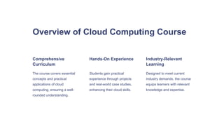 Benefits of cloud computing courses and job opportunities | PPT