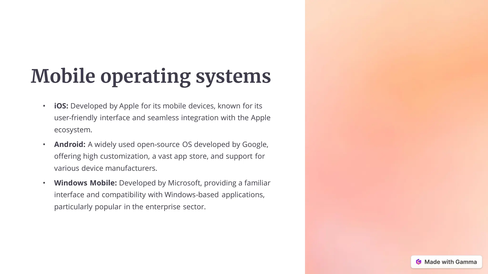 Mobile computing ppt for the students ppt | PPT