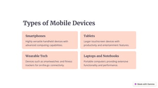 Mobile computing ppt for the students ppt | PPT