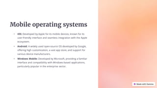 Mobile computing ppt for the students ppt | PPT