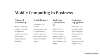 Mobile computing ppt for the students ppt | PPT