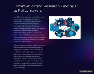 Introduction to policy-relevant research | PDF