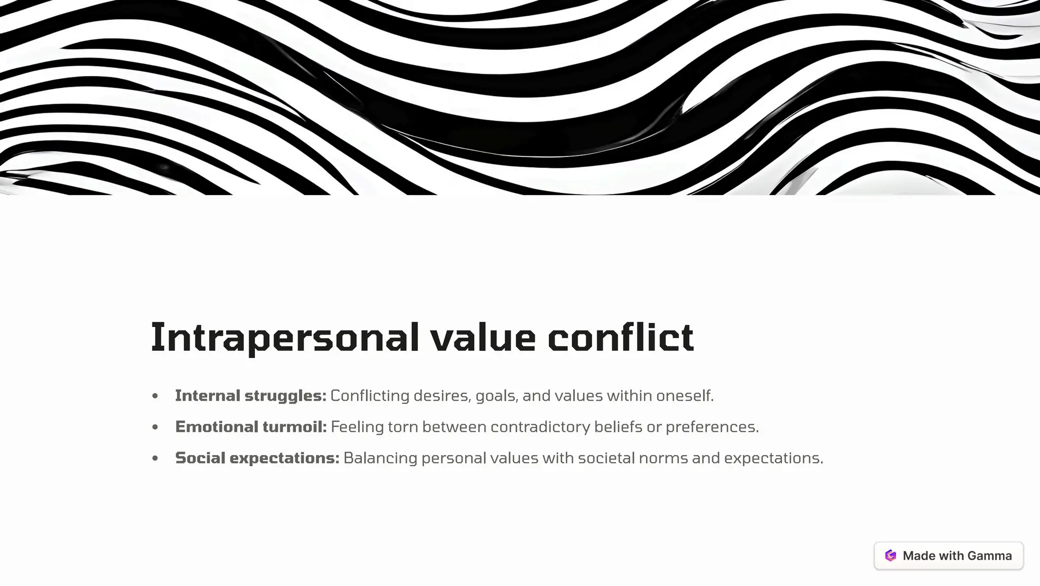 Conflict of values (Types of value conflicts) | PDF