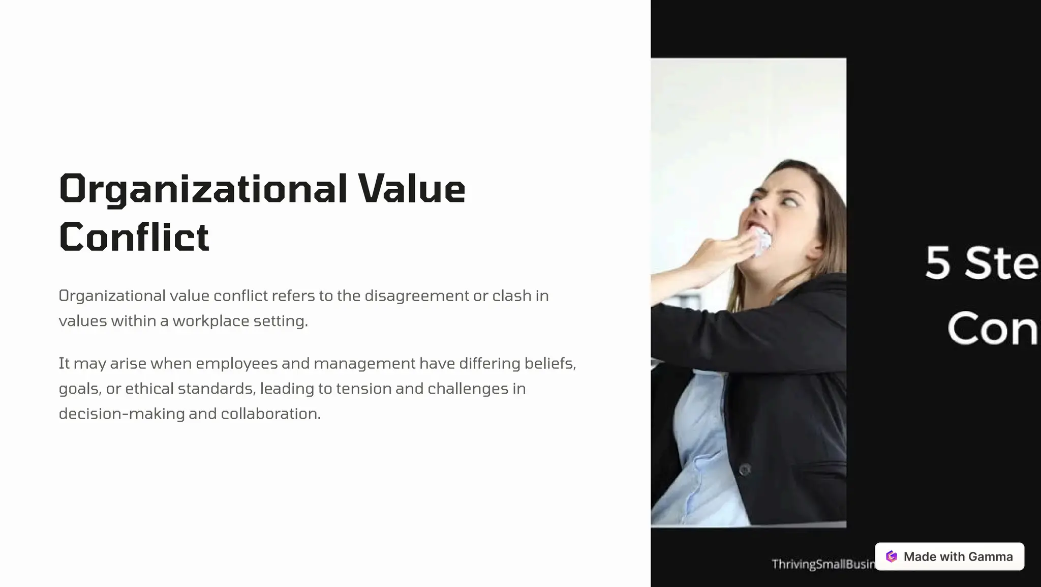 Conflict of values (Types of value conflicts) | PDF
