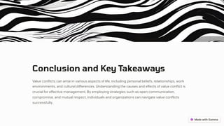 Conflict of values (Types of value conflicts) | PDF