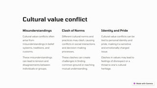 Conflict of values (Types of value conflicts) | PDF