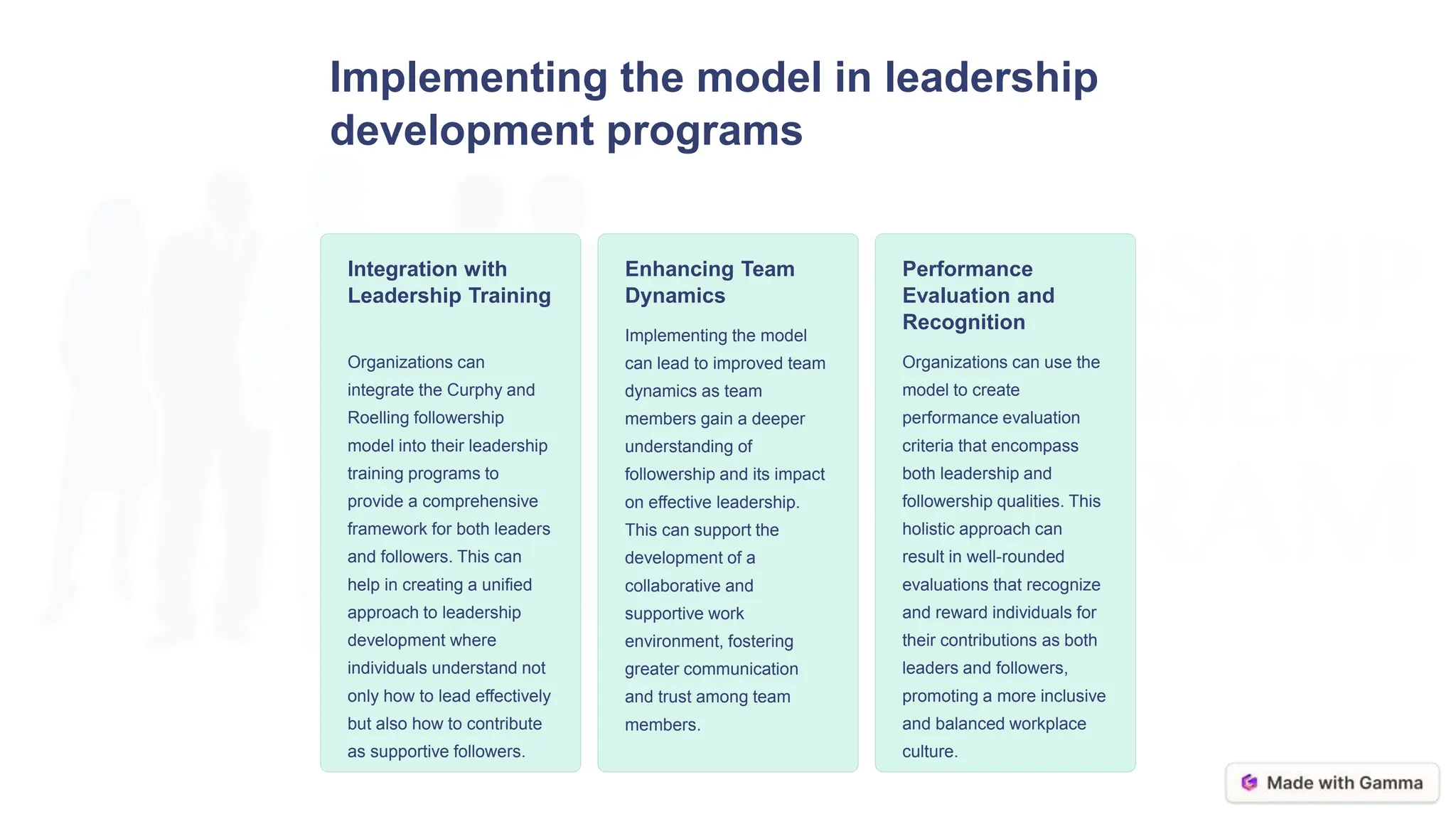 Curphy and roellig followership model, leadership. | PPTX
