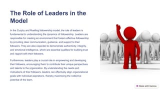 Curphy and roellig followership model, leadership. | PPTX