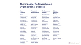 Curphy and roellig followership model, leadership. | PPTX