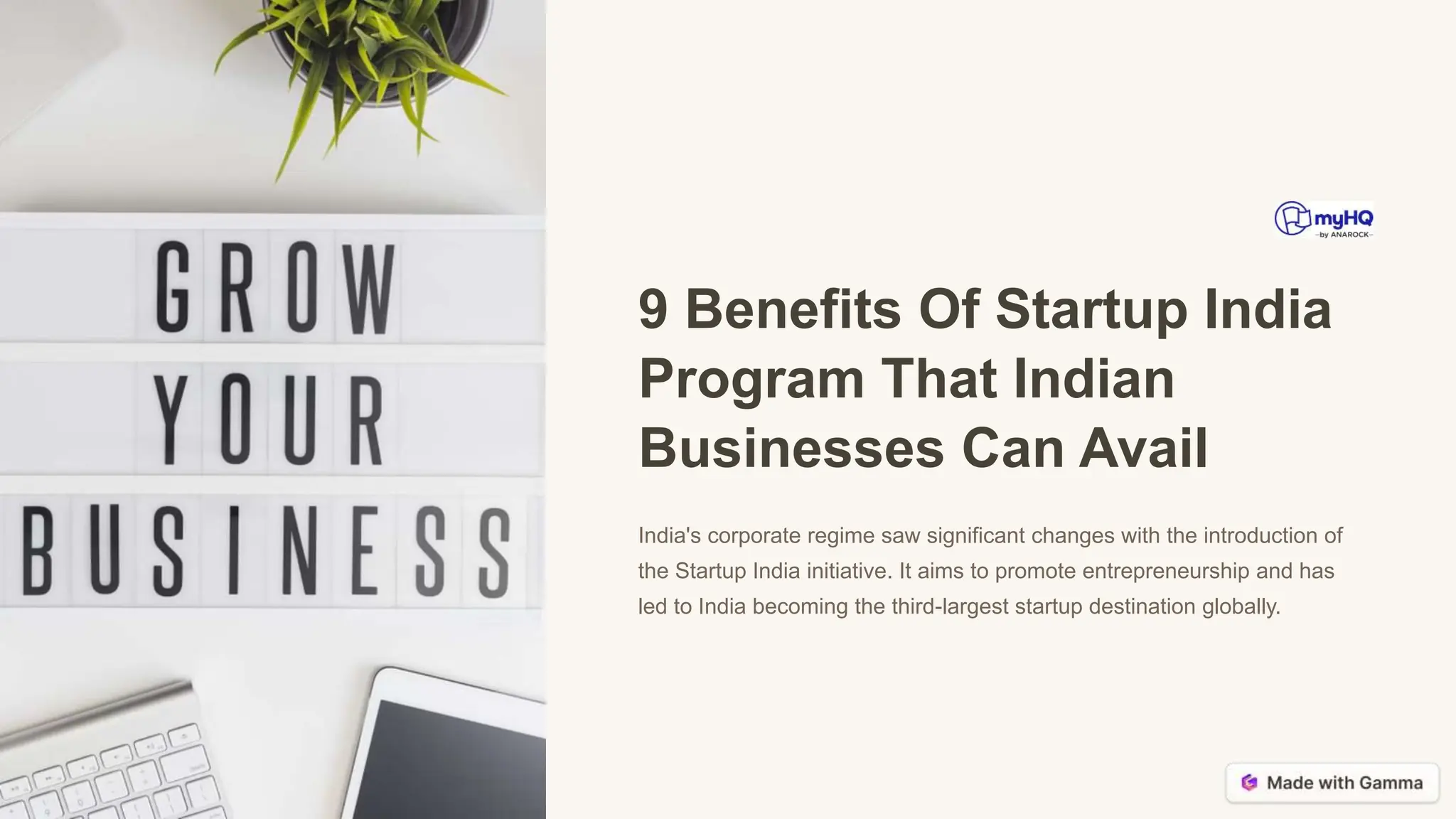 9 Benefits Of Startup India Program That Businesses Can Avail | PPT