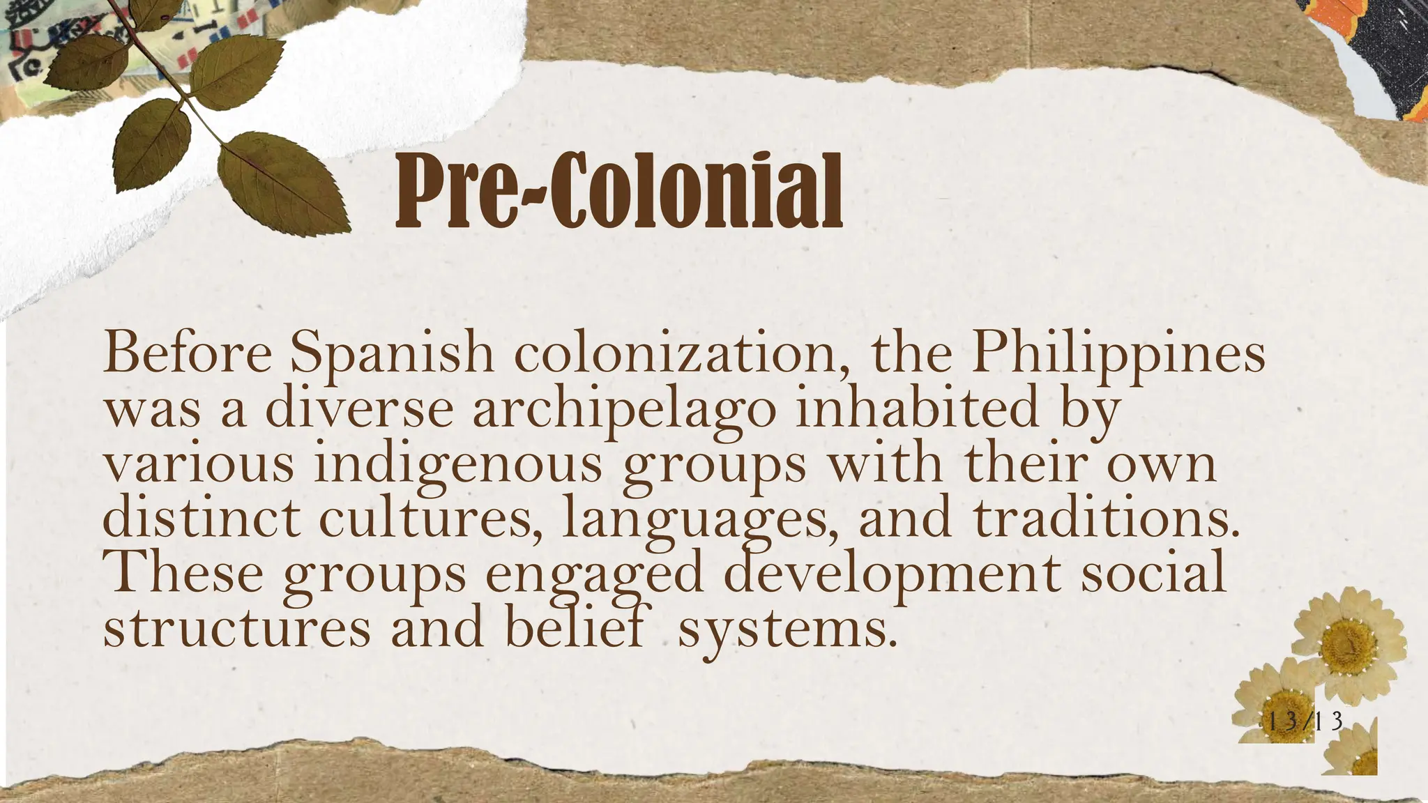precolonial period and during colonial period | PPTX