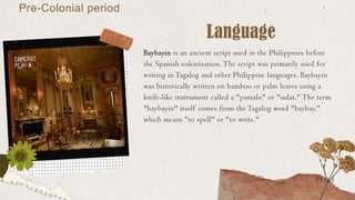 precolonial period and during colonial period | PPTX