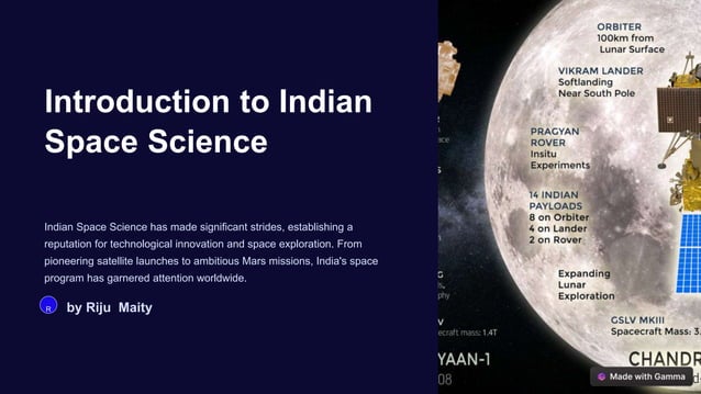 A presentation of a brief history of Isro | PPTX