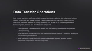 Introduction to the instruction set of architecture | PPT