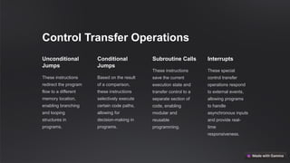 Introduction to the instruction set of architecture | PPT