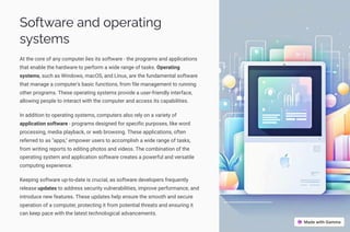 Computer Basics for Begineers pdf useful fro learn | PPT
