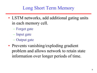 Long and short term memory presesntation | PPTX