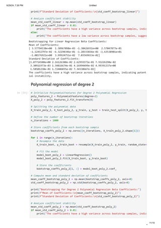 Assessing the Stability and Performance of Linear and Polynomial Regression Models for House ...