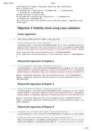 Assessing the Stability and Performance of Linear and Polynomial Regression Models for House ...