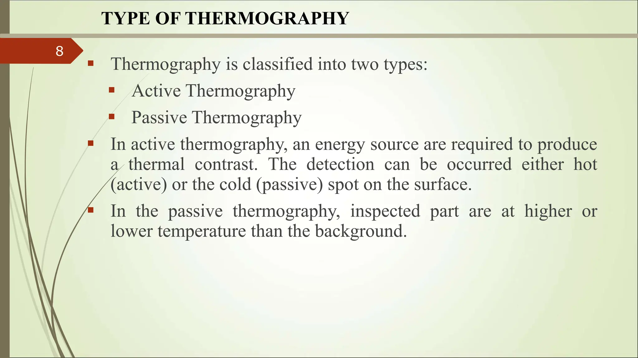 Thermography and biomedical application in machine learning | PPT