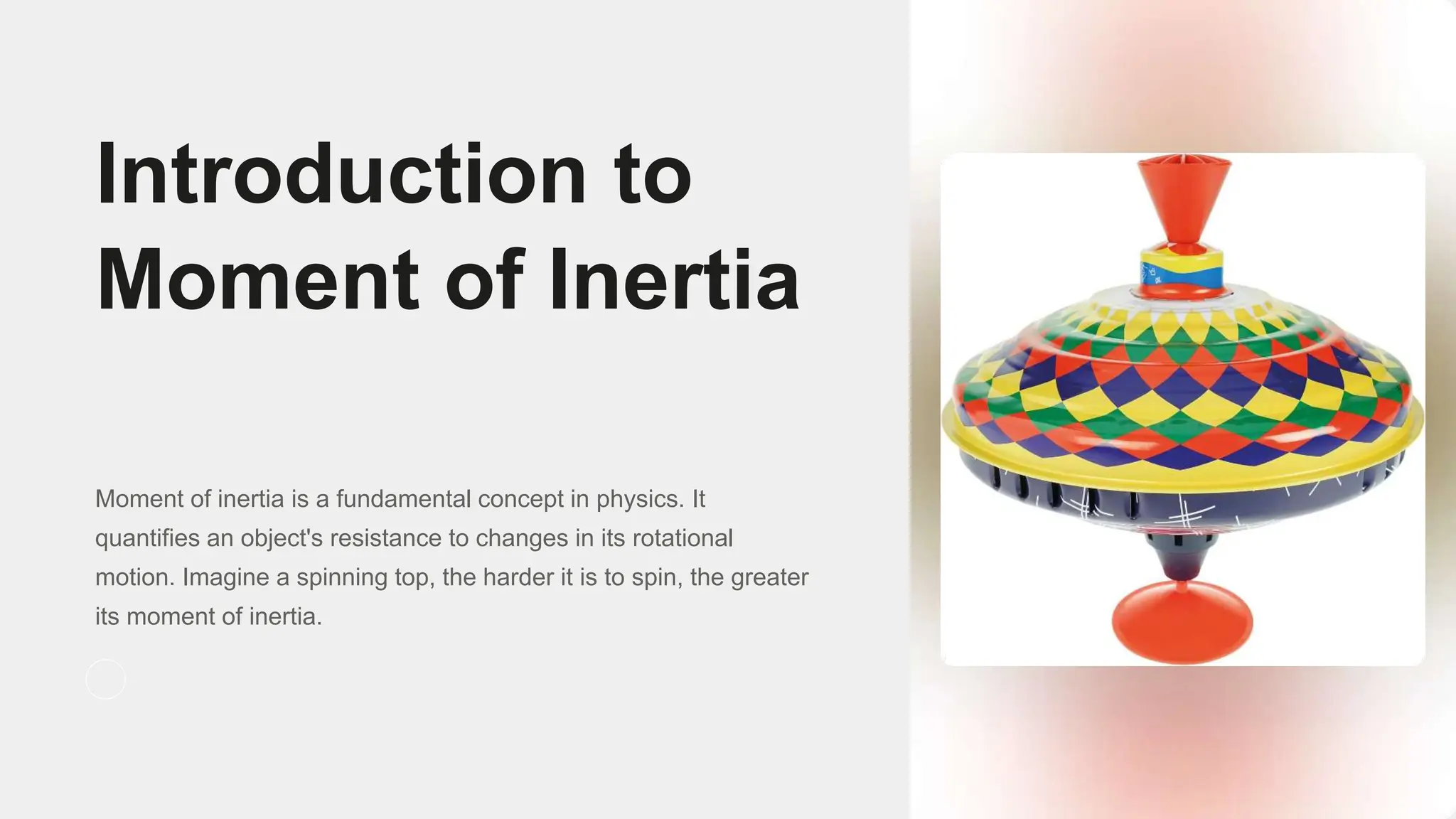 A ppt on kinesiology & biomechanics subject, topic is moment of inertia ...