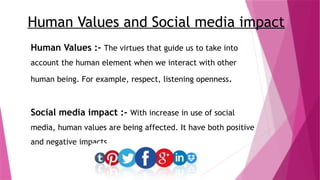 Side effects of Social media on Human Life.pptx