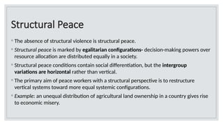 peace building ppt by syed muhammad sibte hassan32357 | PPTX