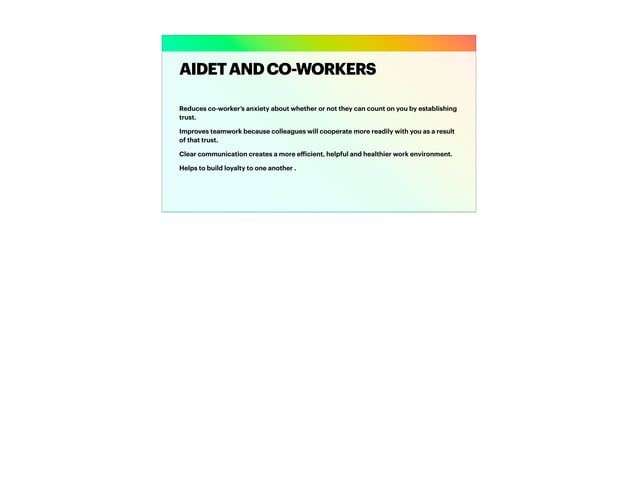 AIDET:TOOL FOR EFFECTIVE COMMUNICATION FOR SATISFACTION | PDF