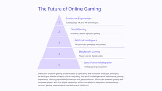Introduction to Online Gaming. . . . . . | PPTX